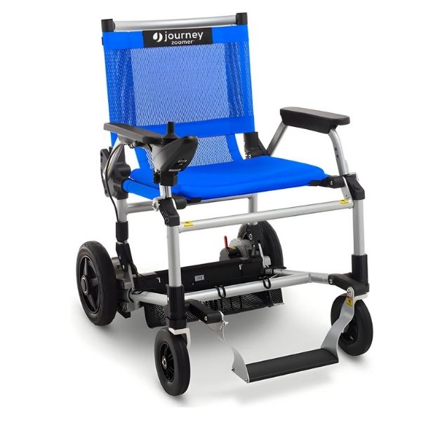 Zoomer Wheelchair Folding Portable Power Chair by Journey – Mobility Home
