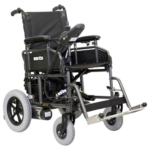 Merits Health P101 Travel-Ease Folding Power Wheelchair – Mobility Home